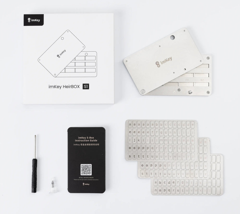 imKey HeirBOX S1 Crypto Seed Phrase Storage｜imKey hardware wallet