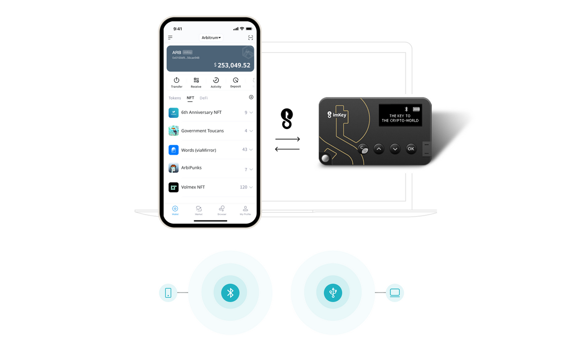 imKey Pro Hardware Wallet for Crypto Assets ｜imKey invested by imToken